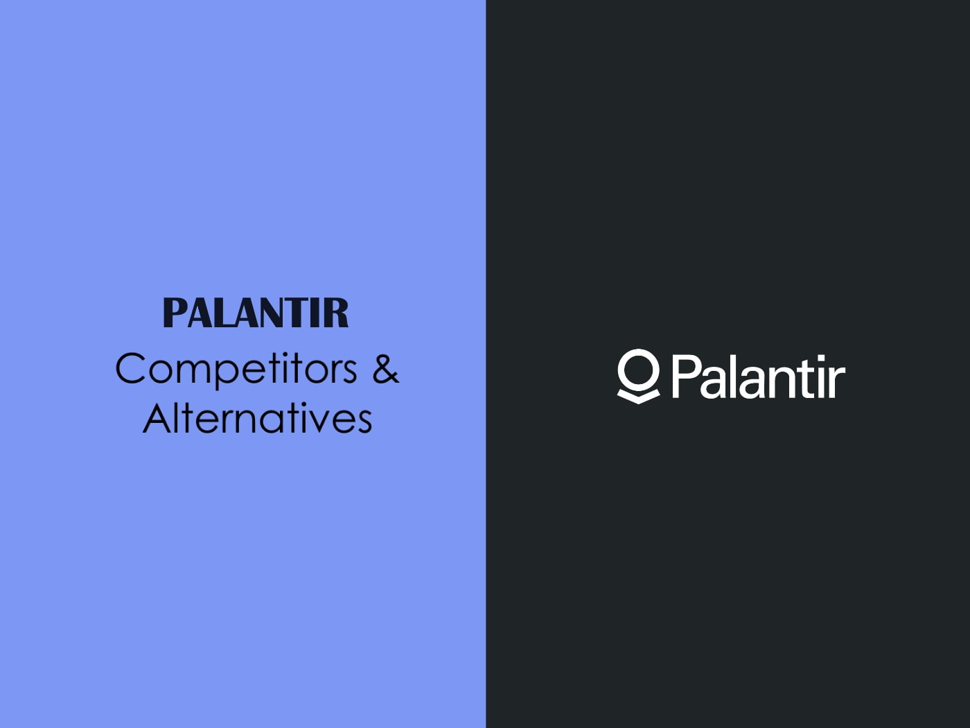10 Biggest Palantir Competitors and Alternatives | Marketing Tutor